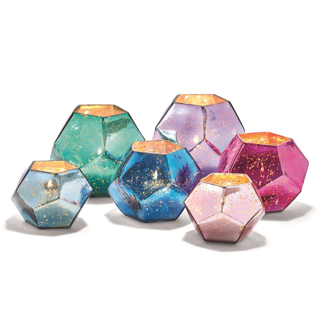 Colored Jewel Shaped Vase – Splash on Main